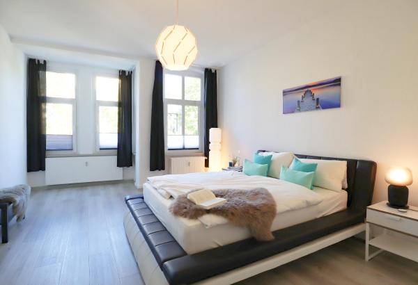Md-8 Kleiststrasse 4 - Zentral Nur 5min Bis Zur Innenstadt - 2schlafzimmer-smart Tv-badewanne-innenhoflage - Magdebourg