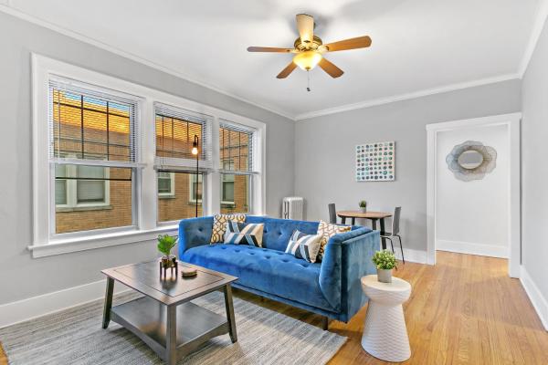 1br Tranquil & Airy Apartment In Lincoln Square - Campbell Rep - Mayfair - Chicago