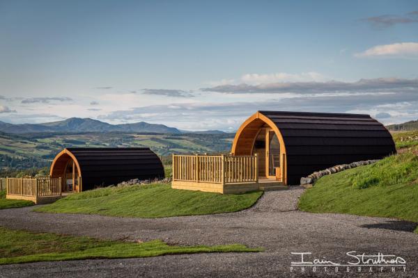 Beinn A Ghlo Luxury Glamping Pod With Hot Tub & Pet Friendly At Pitilie Pods - Aberfeldy