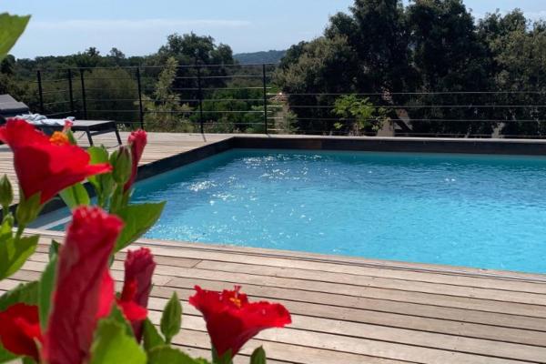 Villa Le Figuier 6 Pers Piscine Chauffée 2 Min Plage En Voiture - Corse