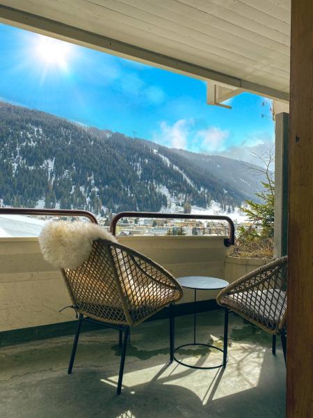 Wunderstay Alpine 403 Centric Studio Balcony/view - Davos