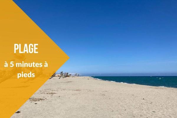 Le Barca Playa - Climatisé - Terrasse Et Parking Privé - Le Barcarès