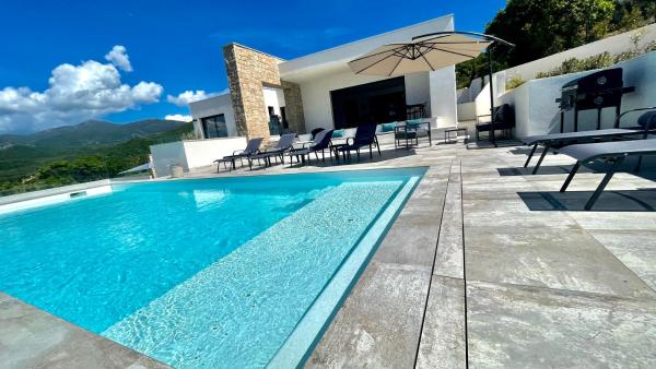 Les Villas Du Domaine Napoleon Corsica Vue Mer Et Piscine - Porticcio