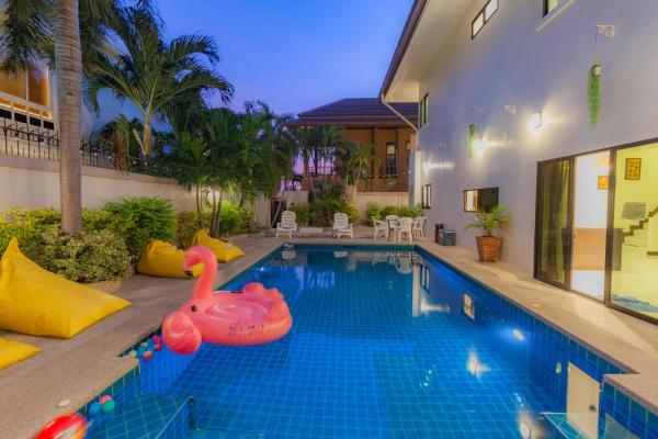 Luxury Pool Villa 4 Br 900m Beach 1.5 Km Downtown - Pattaya City