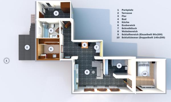 Ferienwohnung Untersteinbach - Bretzfeld