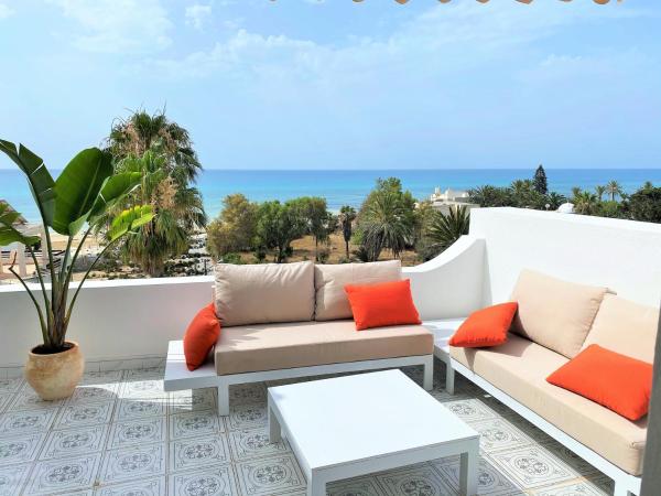 Roof Top Pied Dans L'eau Panoramic View, 80 Meters From Seaside - Hammamet