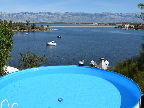 Studio Apartment In Nin With Sea View, Terrace, Air Conditioning, Wi-fi (4868-1) - Zaton