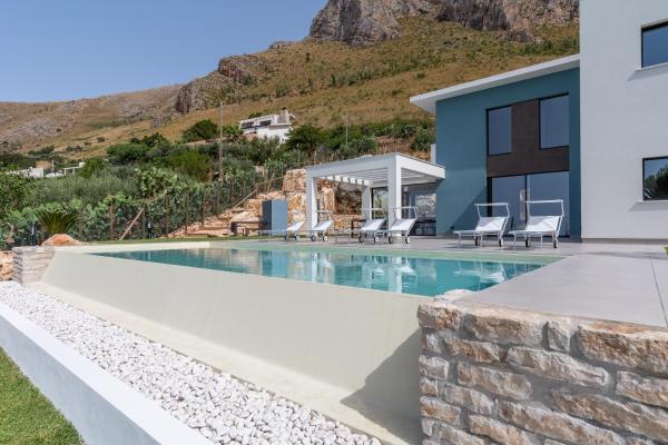 Villa Vista Mare Con Piscina A Sfioro A Scopello - Scopello, Italy