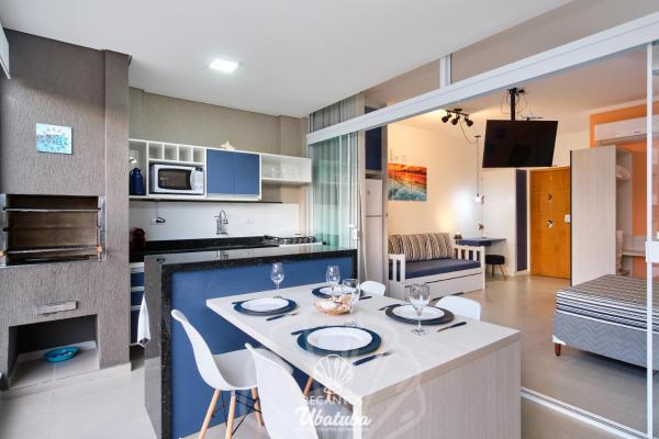 Estúdio Moderno, Com Churrasqueira, Wifi, Ac E Piscina, No Itaguá Em Ubatuba, Recanto 113 - Ubatuba