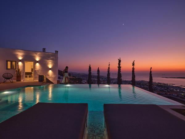 Infinity Sea View Hillside Villa With Private Pool - Paros