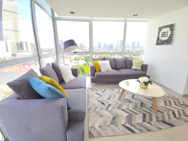 Aurora Maiahome-2bd Amazing View In Polanco -Pool Gym Spa - Distrito Federal