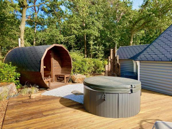 Luxe Finse Kota Met Jacuzzi En Saunabarrel De Zandhoef - Eersel