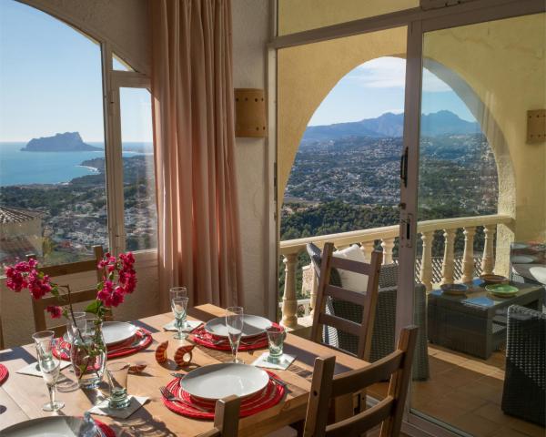 Casa Inca, Villa With Heatable Pool And Top View Atop Moraira El Portet - Cumbre del Sol