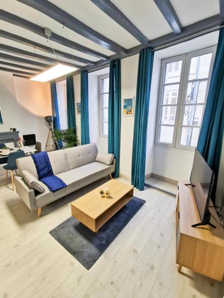 Appartement Ma Douce Charente - Superbe T3 Design Et Fonctionnel - Hyper Centre à Saintes - Saintes