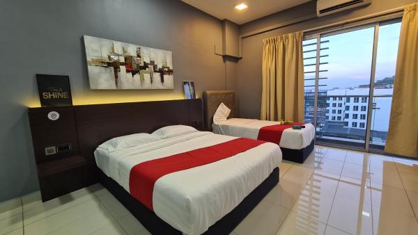 Aeropod [5b]/near Airport / 2 Queen Bed/ Netflix/free Parking - Kota Kinabalu
