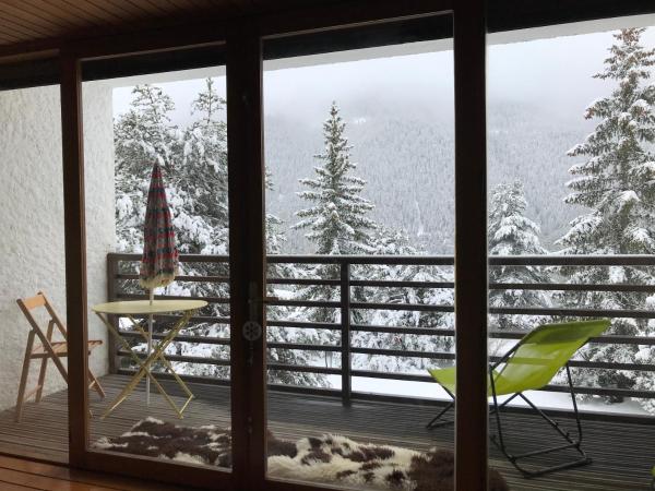 Superbe 2 Pcs Cabine Terrasse Vue Féérique Pistes Et Montagnes - Auron