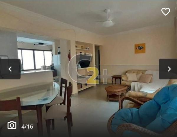 Apartamento No Guaujá/sp, C/ 2 Q., 72 M2. Uma Vaga Na Garagem - Guarujá