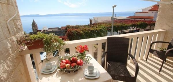 Studio Apartment In Pisak With Sea View, Balcony, Air Conditioning, Wifi 3340-2 - Brela