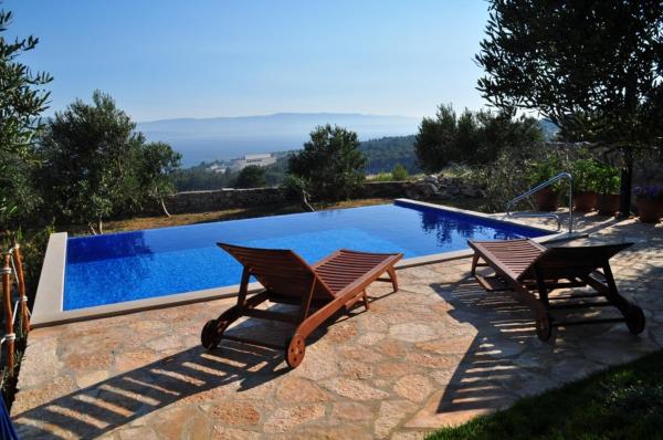 Holiday House In Bol With Sea View, Terrace, Air Conditioning, Wifi 120-1 - Bol