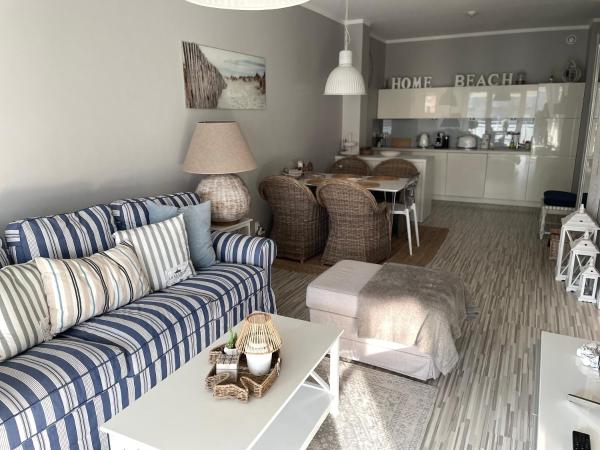 Biały Apartament Z Tarasem W Playa Baltis - Międzyzdroje