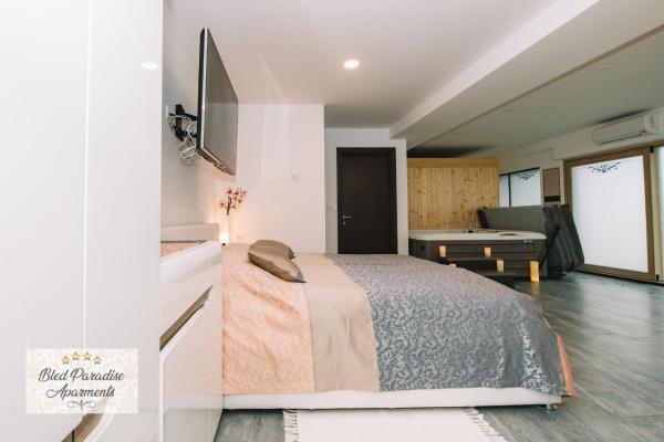 Hostel Bled Double Bed In Dormitory Room With Shared Bathroom - Bled