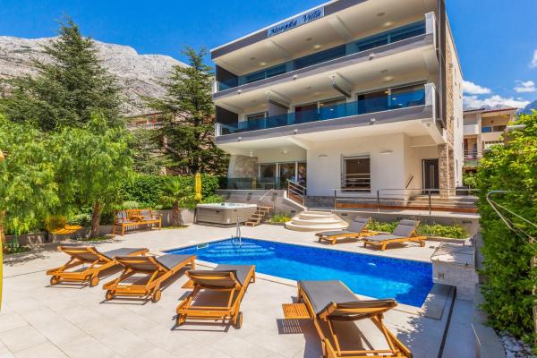 Private Seaside Morska Villa With Pool In Baška Voda, Dalmatia, Croatia - Brela