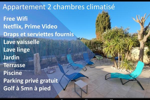 Cap Capistol Golf, Appartement 2 Chambres - Agde