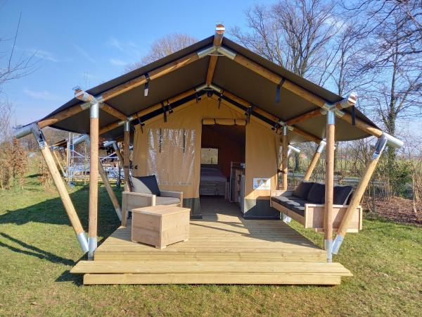 Safari Tent 1 Op Wellness Camping En B&b Stoltenborg - Pays-Bas