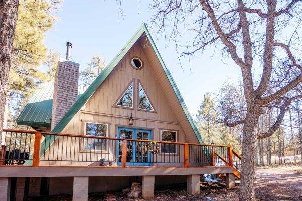 Furnished Deck And Fire Pit Happy Jack Cabin - Arizona