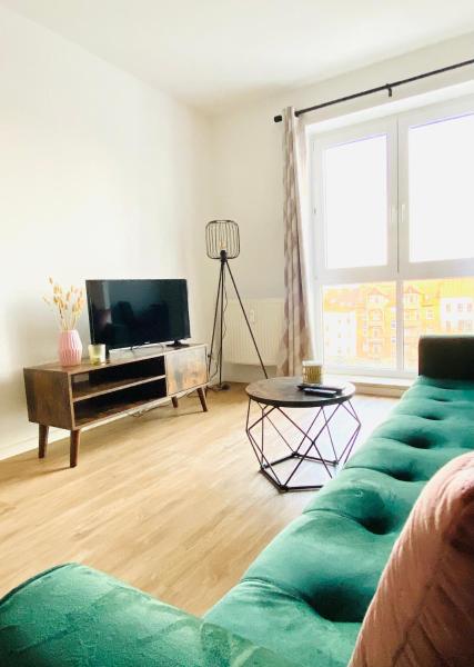Gemütliches Studio - Elias- Mit Küche, Wlan, Smart-tv & Panoramablick In Citynähe - Erfurt