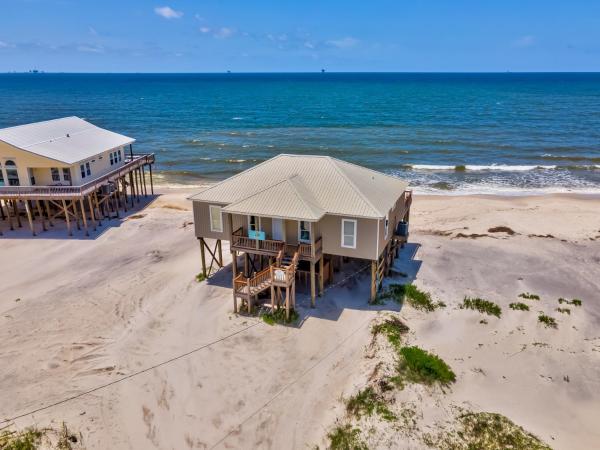 Off The Hook - Very Private Lot With Amazing Gulf Views Perfect For Your Family Beach Vacation Home - Dauphin Island, AL