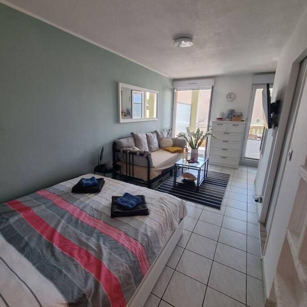 Gemütliches Studio, Pool, Parkplatz. Ohne Vis-a-vis. - Boulouris-sur-Mer