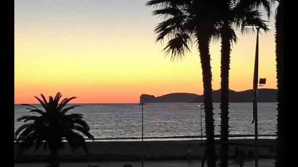 Orange Sunset, Seaview & Beach Front - Alghero