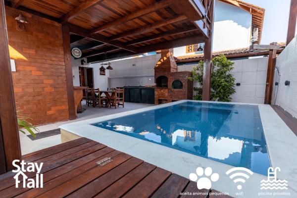Casa Com 4suítes, Churrasq+piscina Privativa-sh014 - Praia dos Carneiros