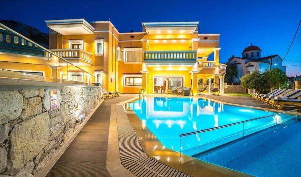 Grand Olympia,luxury, Spacious Indoor&outdoor Area - Кисамос