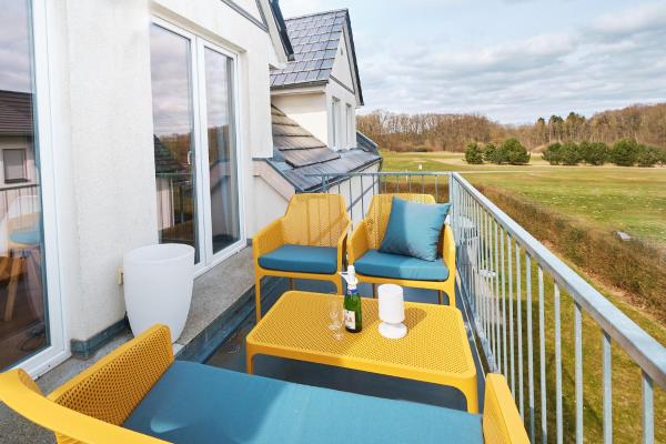 Fleesentraum Seeadler Grand Maisonette - Für Golfer Und Familien - Sauna Kamin Balkon Nintendo - Hunde Willkommen! - Mecklenburgische Seenplatte