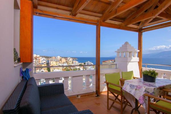 Lovely & Cozy Apartment With Magnificent Sea View, Near The Center - Agios Nikolaos