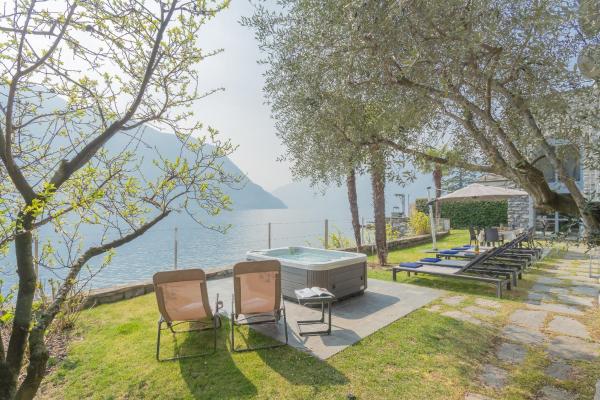 Villa Bianca - Front Lake Pool By Rent All Como - Menaggio