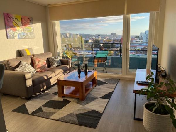 Departamento Amoblado Con Excelente Ubicación - San Pedro de la Paz