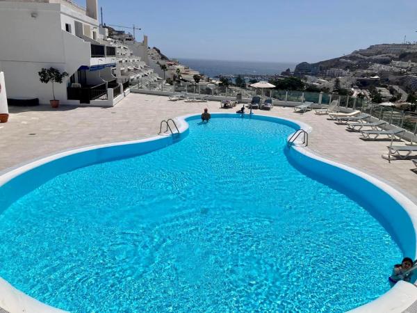 Ale Apartment And Suite Ocean View In Puerto Rico With Heated Swimming Pool, Free Wi-fi - Only The Suite Has Air Conditioning And Tropical Garden - Mogán