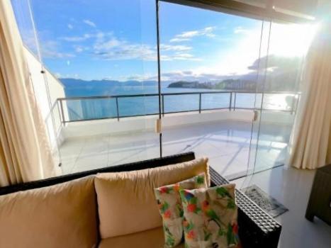 Linda Cobertura Duplex, Pé Na Areia,vista Linda. - Caraguatatuba