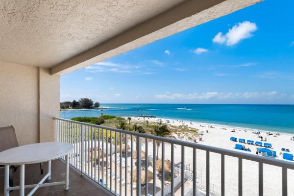 1b 1b Direct Beachfront - Balcony - Beach Place #409 - Madeira Beach, FL