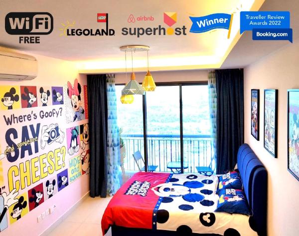 1-4pax Mickey Mouse 1bedrm At Puteri Harbour, Teega Suite, Legoland, Lego, Iskandar - Jurong East
