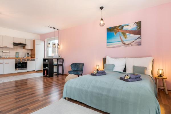 Immo-vision - Tropical Design Apartment, Zentral, Parkplatz, Küche, Wlan - Wolfsburg