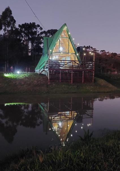 Chalé Super Aconchegante A Beira Do Lago. - Bom Retiro