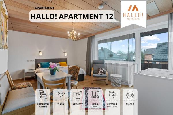 Sehr Gemütliche Ferienwohnung In Bester Lage Mit Großem Sonnenbalkon L Innenstadtnähe L 1 Minute Zum Bahnhof L Küche L Tv L Free-wlan L Willkommen Im Hallo!-apartment 12 - Mindelheim