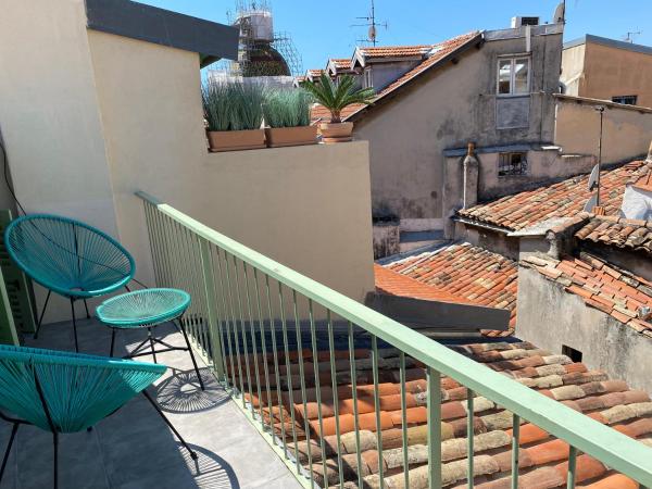 Cozy Apartment With Terrace - Old Town - Plage de la Réserve - Nice