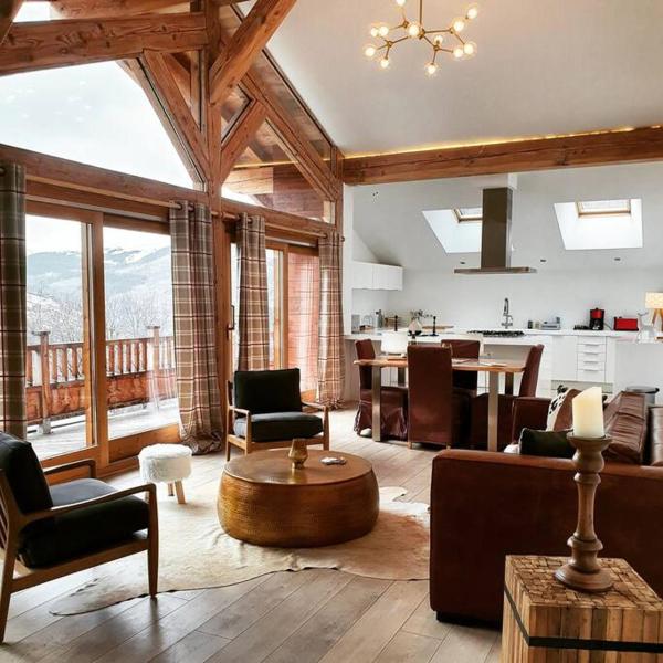Chalet Entier 110m2 Avec Vue Et Sauna à 10 Min Des Pistes - La Rosière