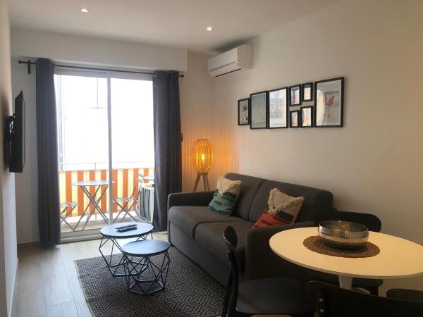 C001-beau Studio Neuf Situé Au Centre - ibis Cannes Plage La Bocca