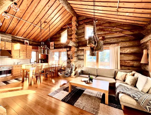 Ruka View At The Slopes Ski In, Family & Bike Park, National Park, Hike Trails - Lapland Villas - Kuusamo